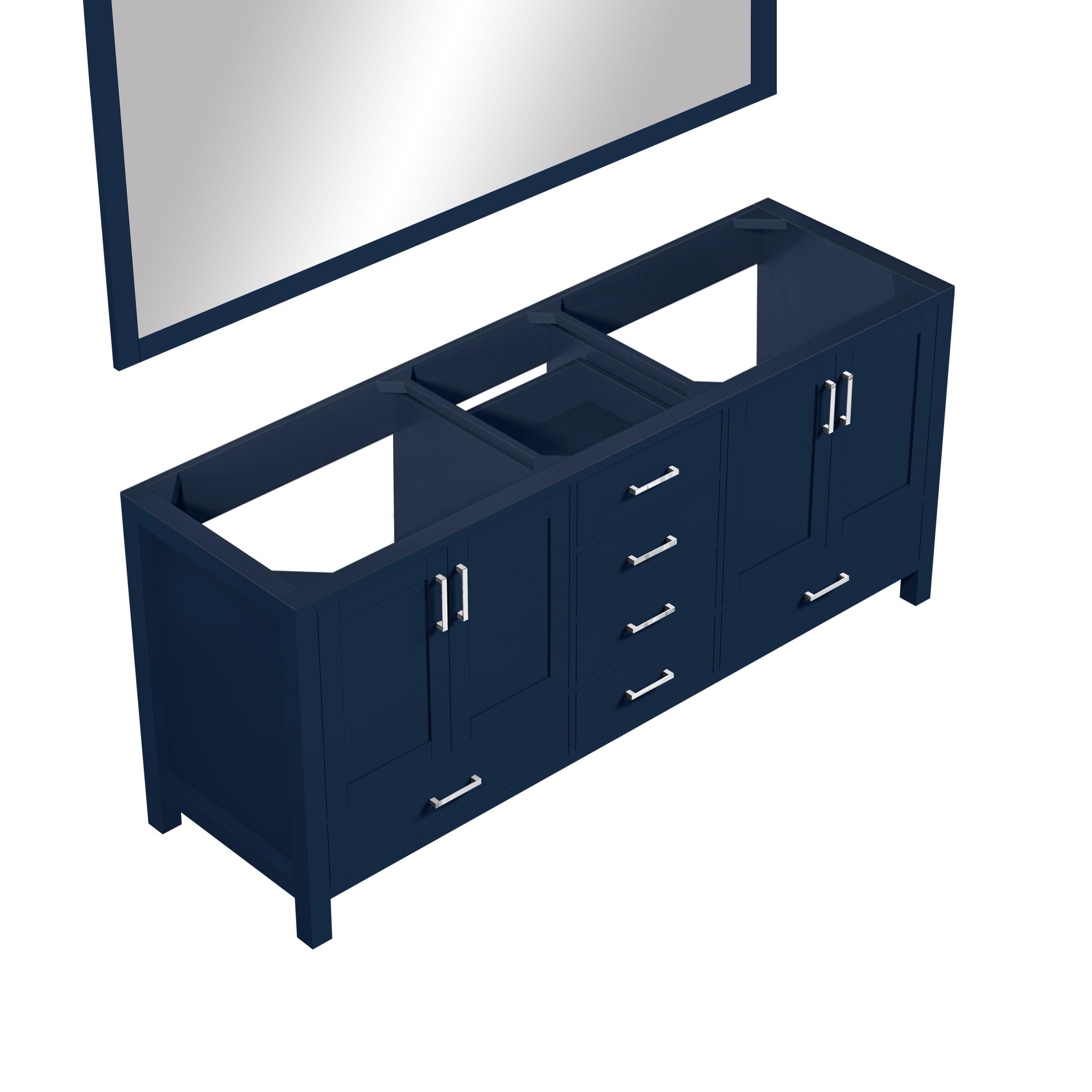 Lexora Collection Jacques 72 inch Double Bath Vanity and 70 inch Mirror ...